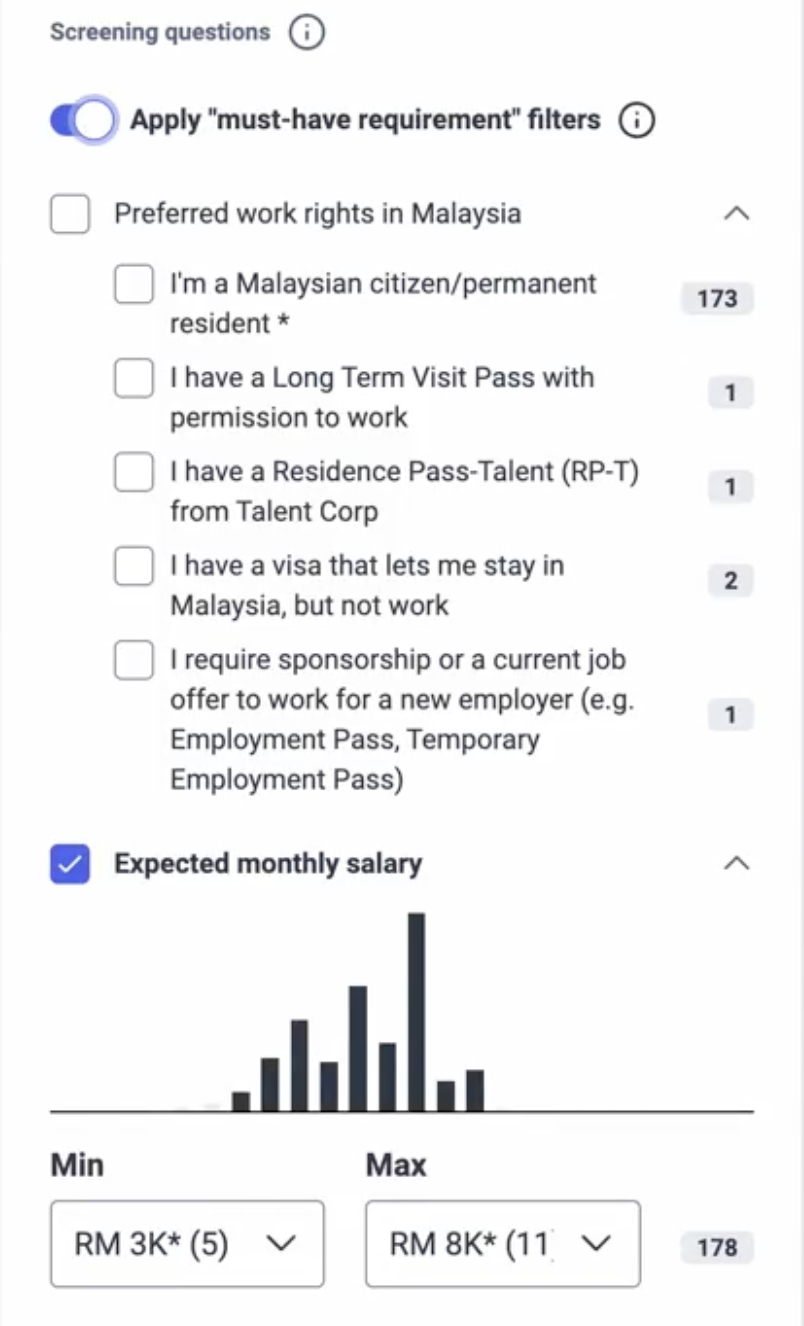 How do I filter or manage my candidates? - SEEK Employer